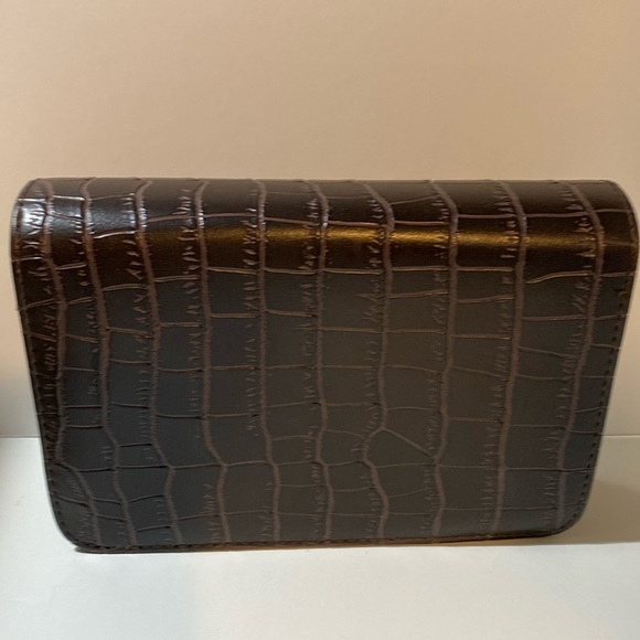 Mandex Mundi | Office | Vintage Zip Around Brown Alligator Croc Agenda ...